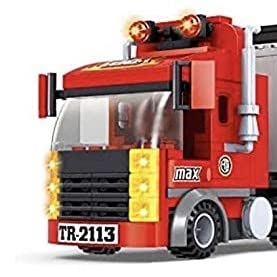 General Jim's Semi Truck Building Blocks Nicely Detailed Realistic Toy Truck Modular Building Block Bricks Model Truck or Toy Set Brick Truck for Teens and Adults