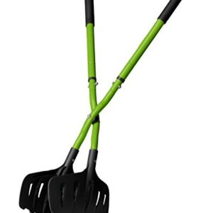 Earthwise 50002 Gator Grabber Telescoping Leaf Clean-Up Tool, Green/Black