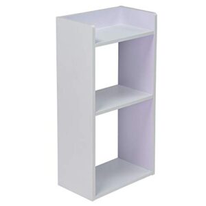 3-Tier Open Shelf Bookcase Simple Floor Bedroom Shelf Creatives Free Combination Small Bookshelf