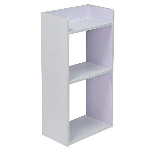 3-Tier Open Shelf Bookcase Simple Floor Bedroom Shelf Creatives Free Combination Small Bookshelf