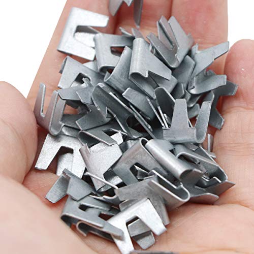 Cage Building Clip 600pcs Cage Fasten Clips Wire Cage Clip for Chicken Quail Pigeon Rabbit Pet Dog Cat Cage