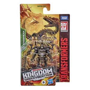 Transformers Toys Generations War for Cybertron: Kingdom Core Class WFC-K3 Vertebreak Action Figure - Kids Ages 8 and Up, 3.5-inch