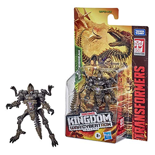 Transformers Toys Generations War for Cybertron: Kingdom Core Class WFC-K3 Vertebreak Action Figure - Kids Ages 8 and Up, 3.5-inch