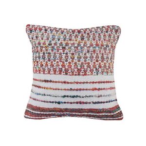 lr home callie pillow, 20" x 20", multi/white