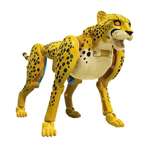 Transformers Toys Generations War for Cybertron: Kingdom Deluxe WFC-K4 Cheetor Action Figure - Kids Ages 8 and Up, 5.5-inch