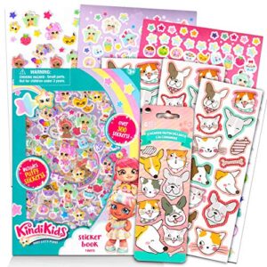 kindi kids doll sticker set kindi kids party supplies bundle - ultimate kindi kids party decorations over 300 kindi kids sticker activity set (kindis kids sticker book)