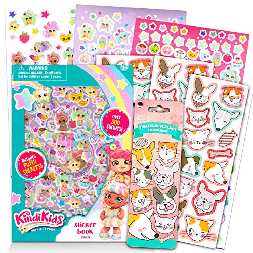 Kindi Kids Doll Sticker Set Kindi Kids Party Supplies Bundle - Ultimate Kindi Kids Party Decorations Over 300 Kindi Kids Sticker Activity Set (Kindis Kids Sticker Book)