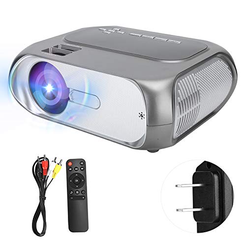 Yencoly Mini Projector, Multi‑Layer Coated Optical Lens Portable 200LM High‑Brightness 720P Projector, for Home Theater(U.S. regulations)