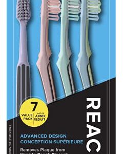 Reach Advanced Design Toothbrush, Firm Bristles, 7 Count Value Pack