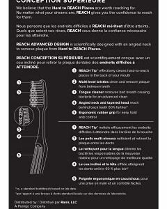 Reach Advanced Design Toothbrush, Firm Bristles, 7 Count Value Pack