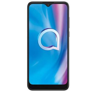 alcatel 1v 2020 (32gb, 2gb) 6.22" hd+ display, 4000mah battery, fingerprint sensor, gsm unlocked us 4g lte (t-mobile, at&t, metro, straight talk) international model 5007a (metallic black)