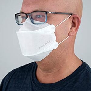 PureMSK - Made in the USA - Disposable Face Mask - Masks for Protection - White Adult Size - (10 PACK)