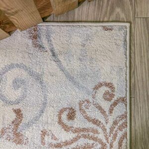 SUPERIOR Briony Area Rug, 6' x 9', Hazelnut