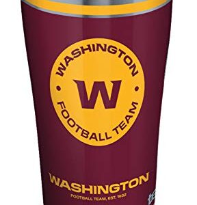 Tervis Triple Walled NFL Washington Insulated Tumbler Cup Keeps Drinks Cold & Hot, 20oz - Stainless Steel, Touchdown