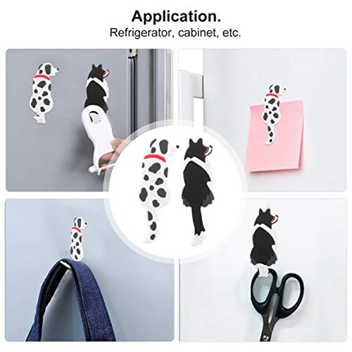 Scicalife Magnets for Fridge, Dog Refrigerator Magnets Wall Hooks for for Magnet Boards Fridge School Home Office Decor(2pcs)