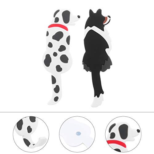 Scicalife Magnets for Fridge, Dog Refrigerator Magnets Wall Hooks for for Magnet Boards Fridge School Home Office Decor(2pcs)