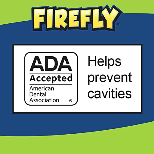 Firefly Anticavity Fluoride Rinse, Toy Story, Alcohol Free Formula, ADA Accepted, Helps Prevent Cavities, Bubble Berry Flavor, 16 Ounce