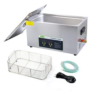 ONEZILI Ultrasonic Cleaner 20L, 40KHz Professional 480W Lab Ultrasonic Cleaner with Heater Timer for Parts Carburetor Dental Instrument Circuit Board Fuel Injector Brass Motor Repair Tools