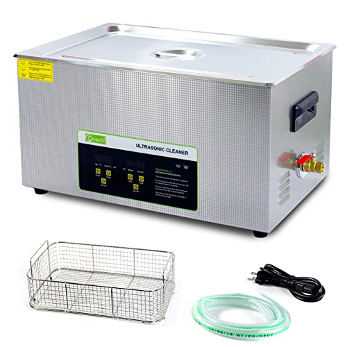 ONEZILI Ultrasonic Cleaner 20L, 40KHz Professional 480W Lab Ultrasonic Cleaner with Heater Timer for Parts Carburetor Dental Instrument Circuit Board Fuel Injector Brass Motor Repair Tools