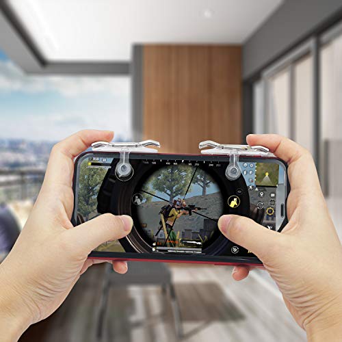 Mobile Game PUBG Trigger - PUBG Mobile Controller and Phone Game Controller for Call of Duty Mobile/FORTNITE Mobile/PUBG UC/Pub G/COD Mobile - Mobile Gaming Accessories and Phone TRIGGERS