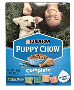 puppy chow complete nutritious meals for healthy beginners 16 oz (2 pack)