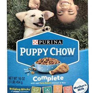 Puppy Chow Complete Nutritious Meals for Healthy Beginners 16 oz (2 Pack)