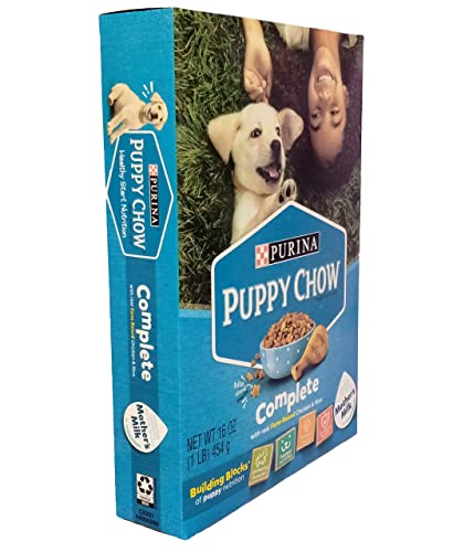 Puppy Chow Complete Nutritious Meals for Healthy Beginners 16 oz (2 Pack)