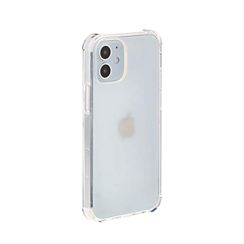 Amazon Basics Shockproof and Protective Case For iPhone 12 mini, Crystal Clear