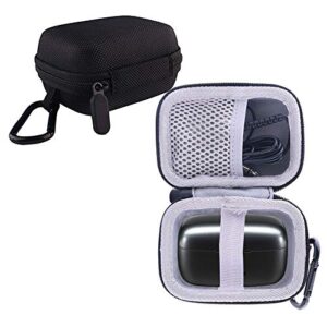 werjia hard carrying case for jbl live 300 true wireless headphone (black)