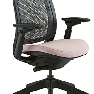 Steelcase Series 2 Office Chair, Air Back, Carpet Casters, Era Fabric (Pink Lemonade)