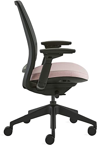 Steelcase Series 2 Office Chair, Air Back, Carpet Casters, Era Fabric (Pink Lemonade)