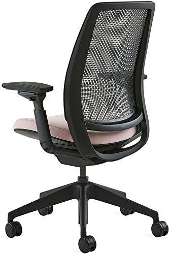 Steelcase Series 2 Office Chair, Air Back, Carpet Casters, Era Fabric (Pink Lemonade)