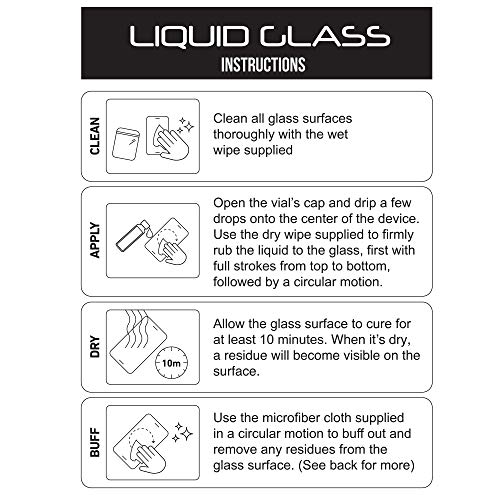 Liquid Glass Screen Protector for Up to 4 Devices | Universal for All Smartphones Tablets Smart Watches