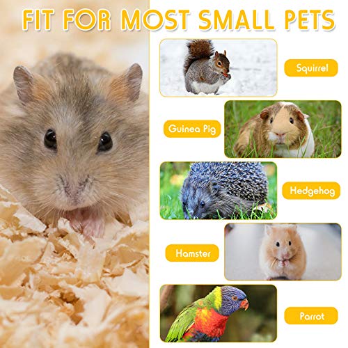 Boao 3 Pieces Small Pet Cage Hammock Rat Hammock Bed Small Animal Hanging Hammock Hanging Tunnel Cage Leopard Hammock Bed Nest Sleeper for Hamster Ferret Small Animals