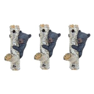 bestgiftever bear on tree wall hook (a set of 3)