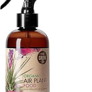 Organic Ready to Spray Air Plant Food - Fertilizer Mist for Weekly Use - Best for Live Tillandisa, Bromeliads, and Other Common Air Plants (8 oz)