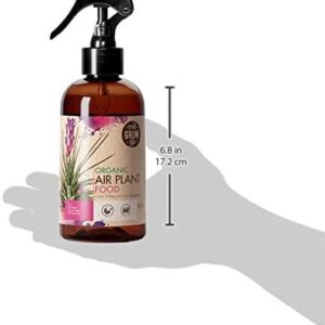 Organic Ready to Spray Air Plant Food - Fertilizer Mist for Weekly Use - Best for Live Tillandisa, Bromeliads, and Other Common Air Plants (8 oz)