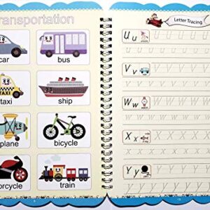 Handwriting Practice - Reusable Letter and Number Tracing Workbook