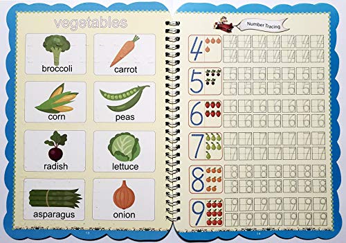 Handwriting Practice - Reusable Letter and Number Tracing Workbook