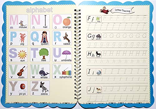 Handwriting Practice - Reusable Letter and Number Tracing Workbook