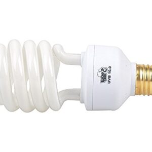 LUCKY HERP 10.0 UVB Fluorescent Desert Terrarium Lamp Bulb,E26,Screw Thread,26 Watts