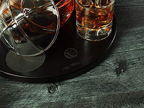 Basketball Decanter Set, Whiskey Scotch or Bourbon Decanter Perfect for Basketball Enthusiasts by The Wine Savant