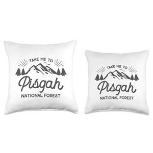 Pisgah National Forest Designs Pisgah National Forest Park-North Carolina Throw Pillow, 18x18, Multicolor