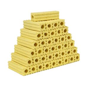 54pcs 3.8 inch long large aquarium ceramic filter media,ceramic bio media blocks for fish tank and koi pond