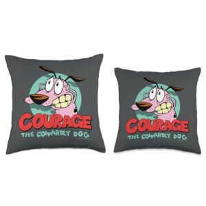 Courage the Cowardly Dog Courage Throw Pillow, 16x16, Multicolor