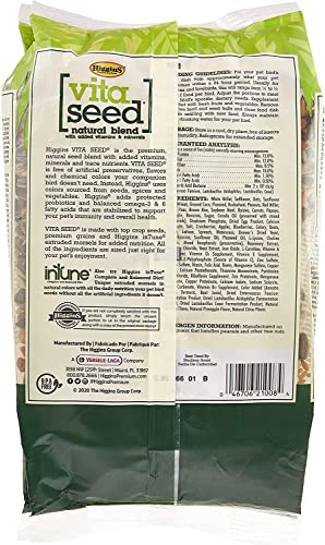 Higgins 2 Pack of Vita Seed Natural Blend Conure and Lovebird Food, 5 Pounds Each