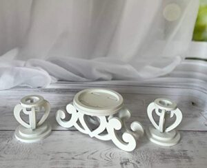 unity candle holder-unity candle stand-unity candle holder set-pillar candle holder-wedding gift -ceremony decoration-wedding centerpiece