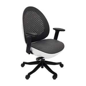 techni mobili deco lux office executive chair, white