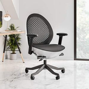 Techni Mobili Deco LUX Office Executive Chair, White