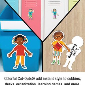 Carson Dellosa All are Welcome 36-Piece Student Diversity Cutouts, 36 Diverse Students Cutouts for Bulletin Board and Diverse Classroom Décor, Inclusive Cutouts for Classroom